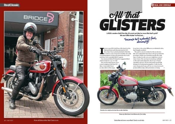 New BSA Gold Star | RealClassic Magazine