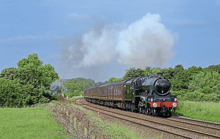 Thunderbird gives Leander a tow - Heritage Railway