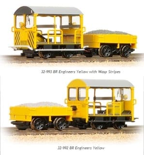 Painted examples of Wickham Trolley arrive - Rail Express