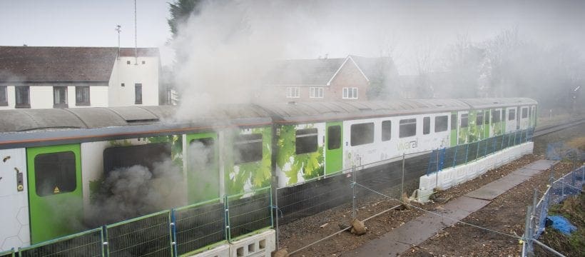 Fire damages Vivarail DMU - The Railway Magazine