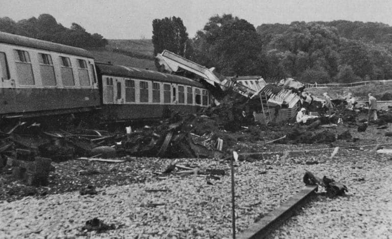 Why did British Railways deliberately crash this train in 1984?