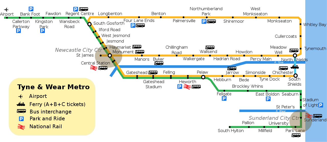 14 interesting facts about the Tyne and Wear Metro