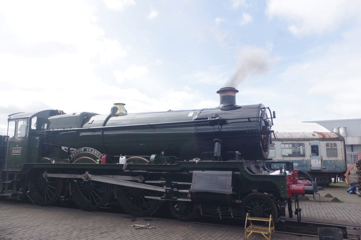 New-build steam engine Betton Grange runs for the first time