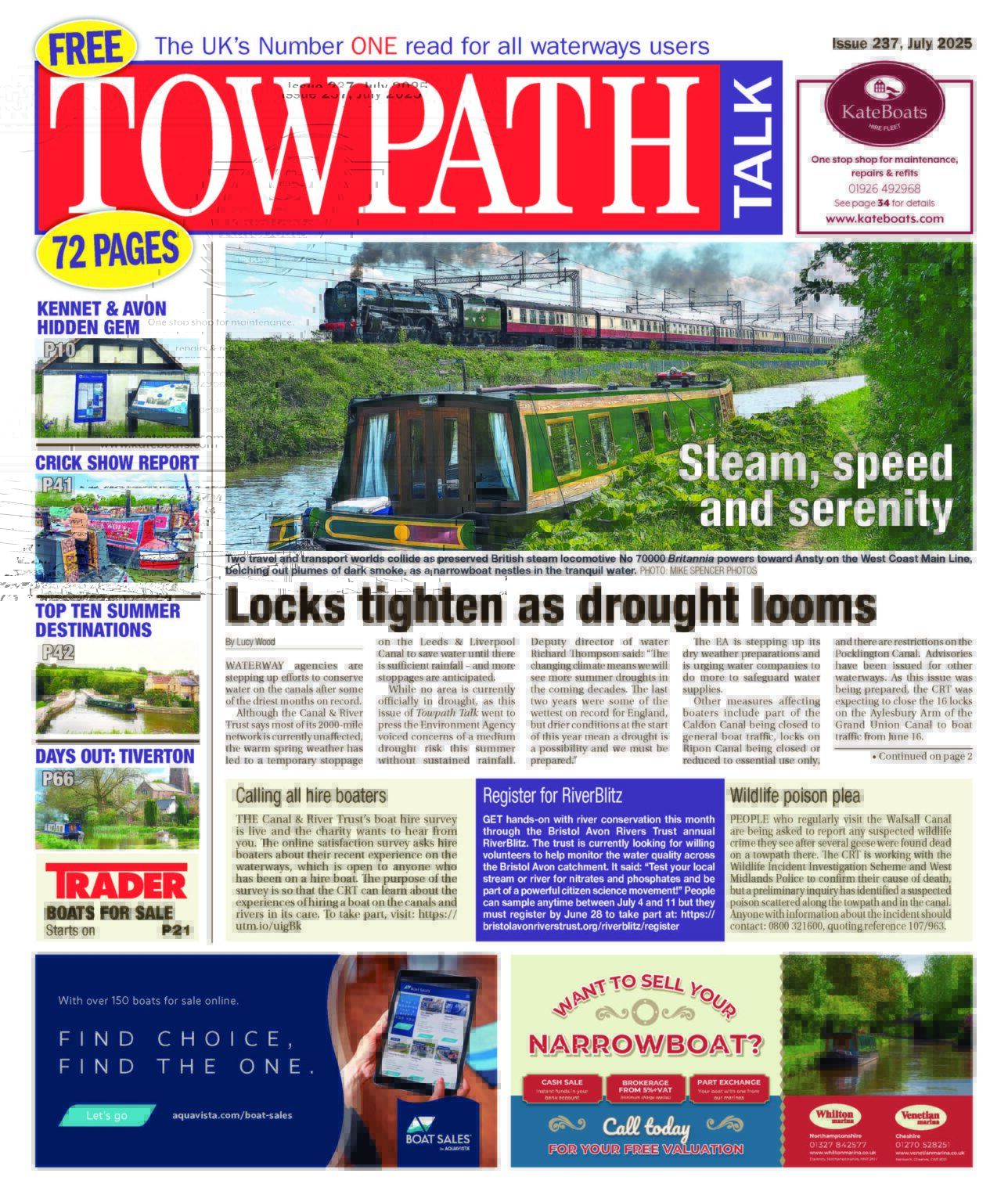 Towpath Talk Newspaper | The UK's Number ONE read for all waterways users